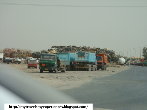 My Travels,My Experiences: Visit to Amghara:Kuwait's favorite scrap yard.