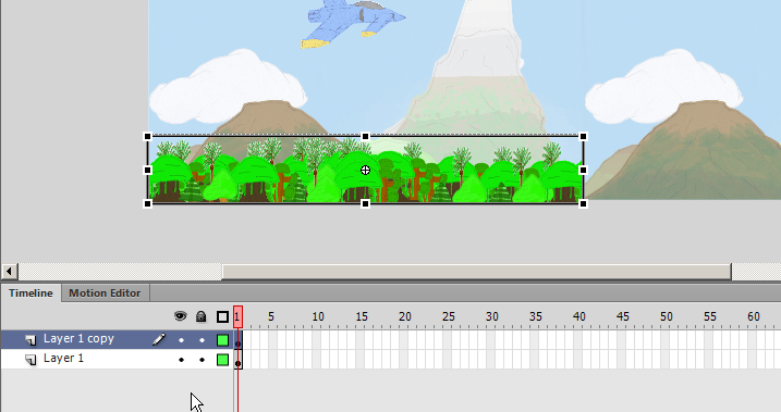 Hiro R Gallery: Tutorial Animasi Flash: Animasi Looping (Pesawat)