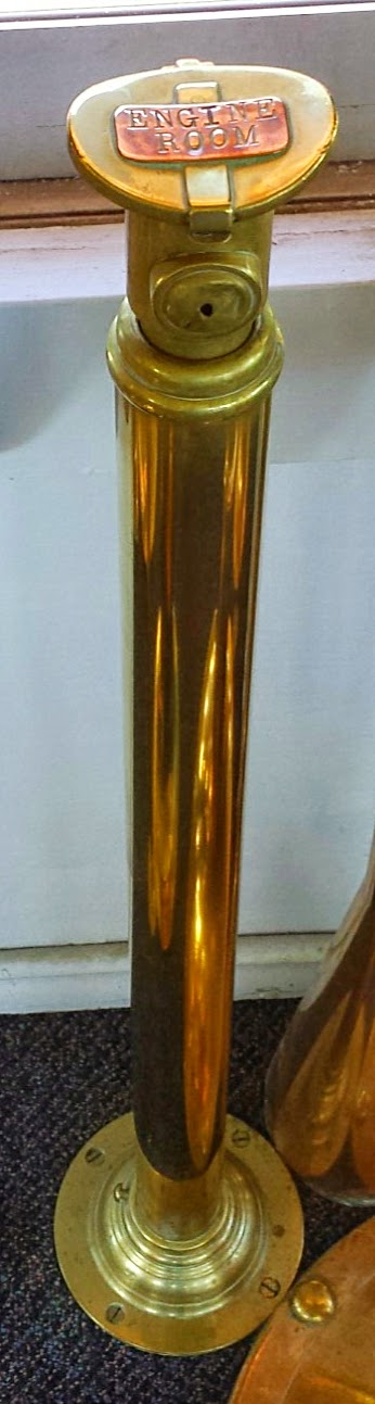 History and Culture by Bicycle: M.V. Sergeant Floyd: Voice Tube