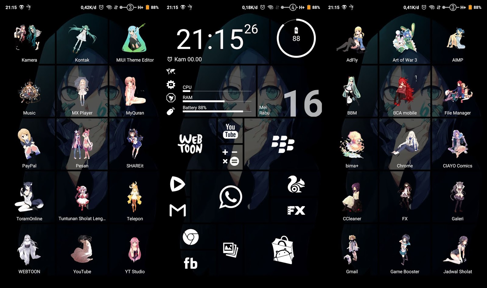 Anime Theme Windows Style For Android Phone V.2