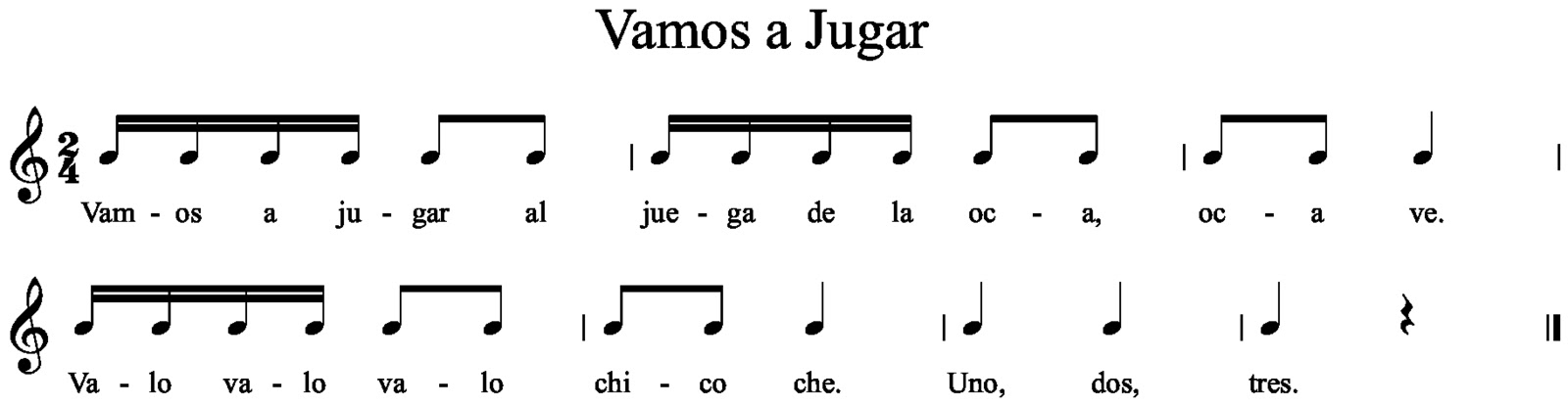 Vamos a Jugar - Music a la Abbott - Amy Abbott - Kodály Inspired Blog ...