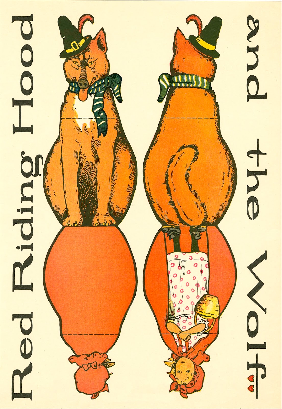 Chocolate Rabbit Graphics: Little Red Riding Hood Children's Toy