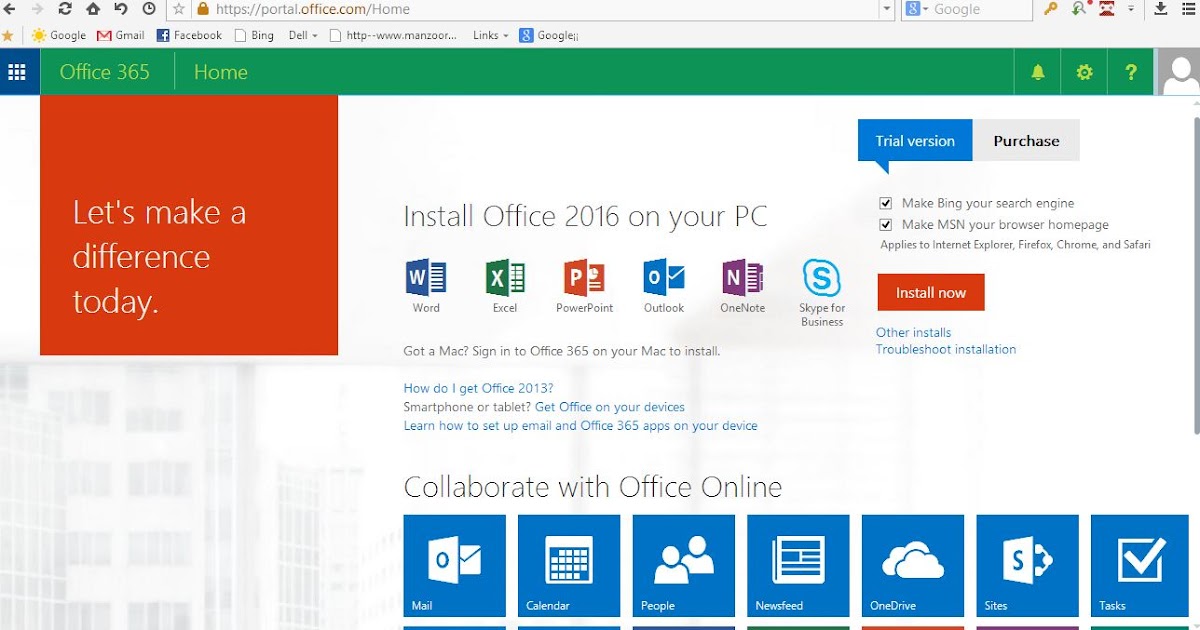 Office 365 Homepage and its Importance