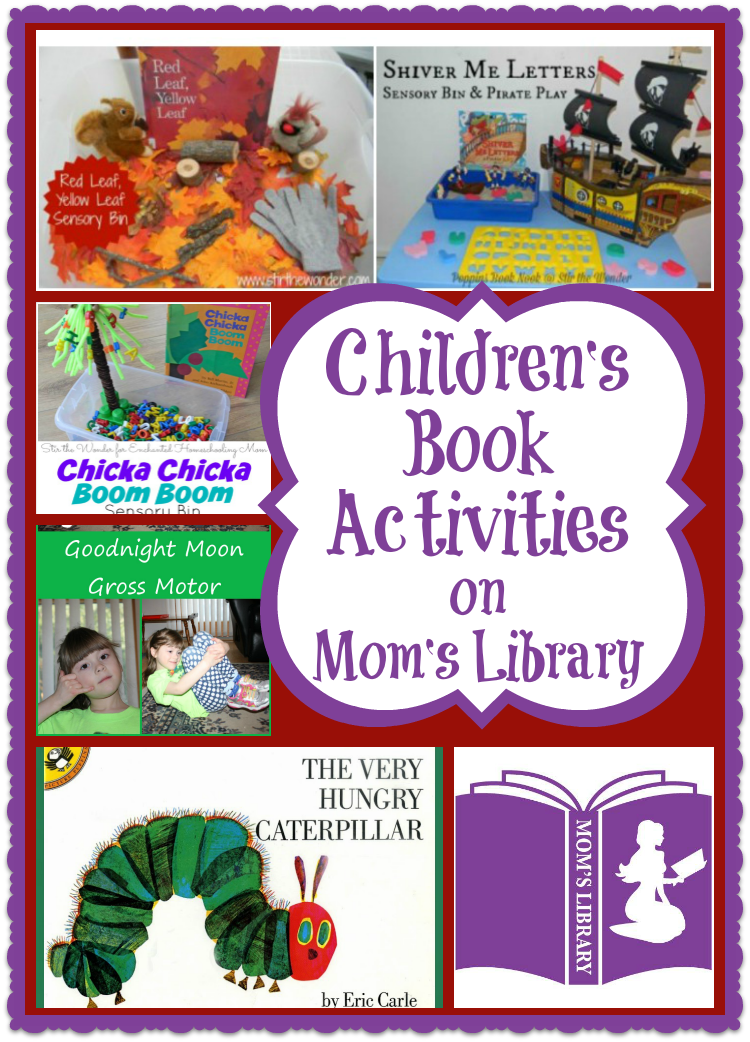 Children's Book Activities on Mom's Library - Life with Moore Babies