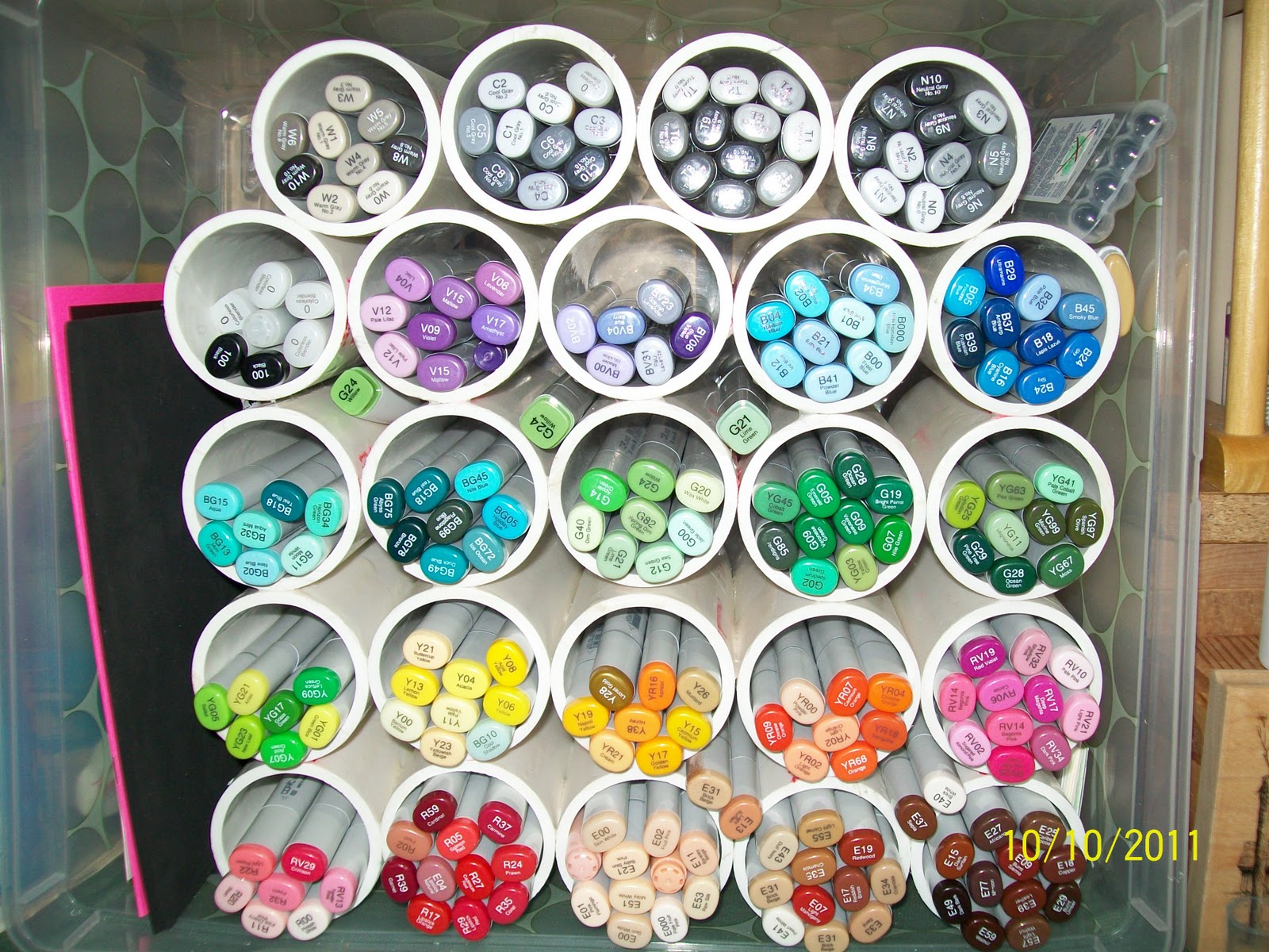 Bobbkat's Hobby Blog: Copic Marker Storage