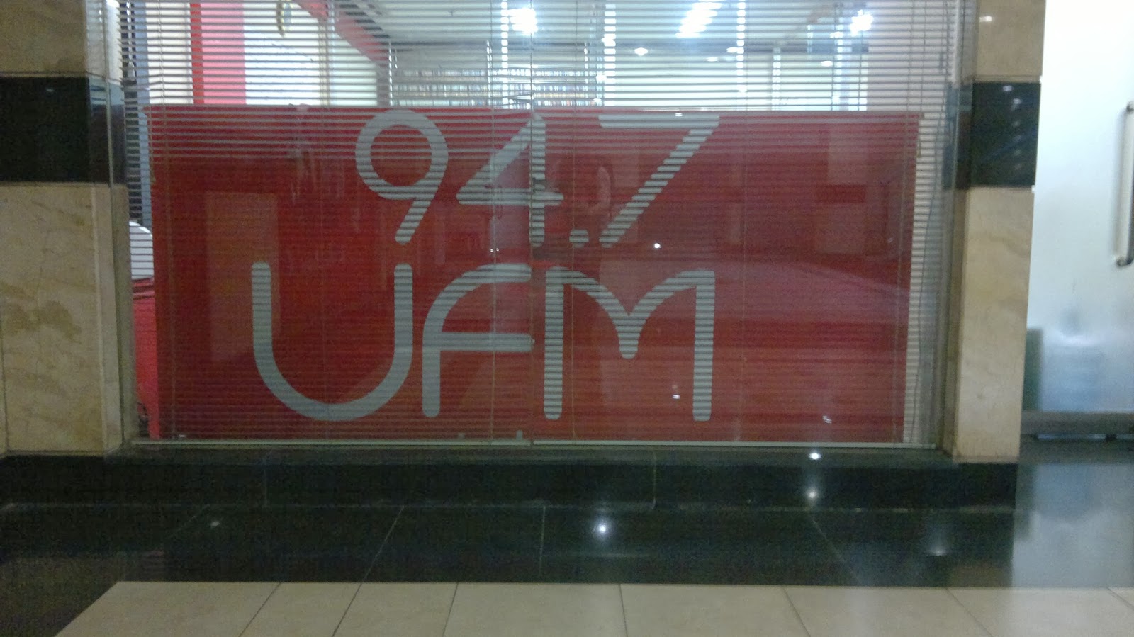 Radio Branding Materials: Studio + Office Interior | 94.7 UFM Jakarta ...
