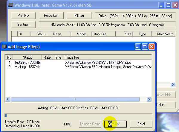 Cara Isi Games PS2 Hardisk Internal, PS2 Fat ataupun Slim - RMB