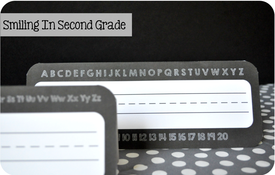 Smiling in Second Grade: The Chalkboard Classroom