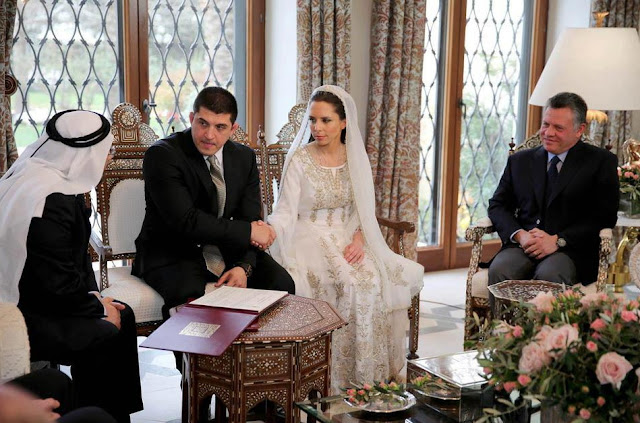 ROYAL COUTURE.....Wedding of Princess Iman bint Al Hussein of Jordan ...