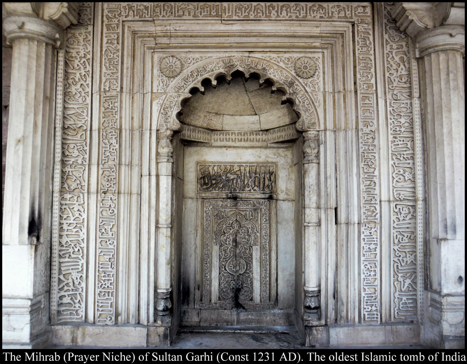 Picture of the Week #39 - Mihrab of Sultan Garhi Tomb, New Delhi (Const ...