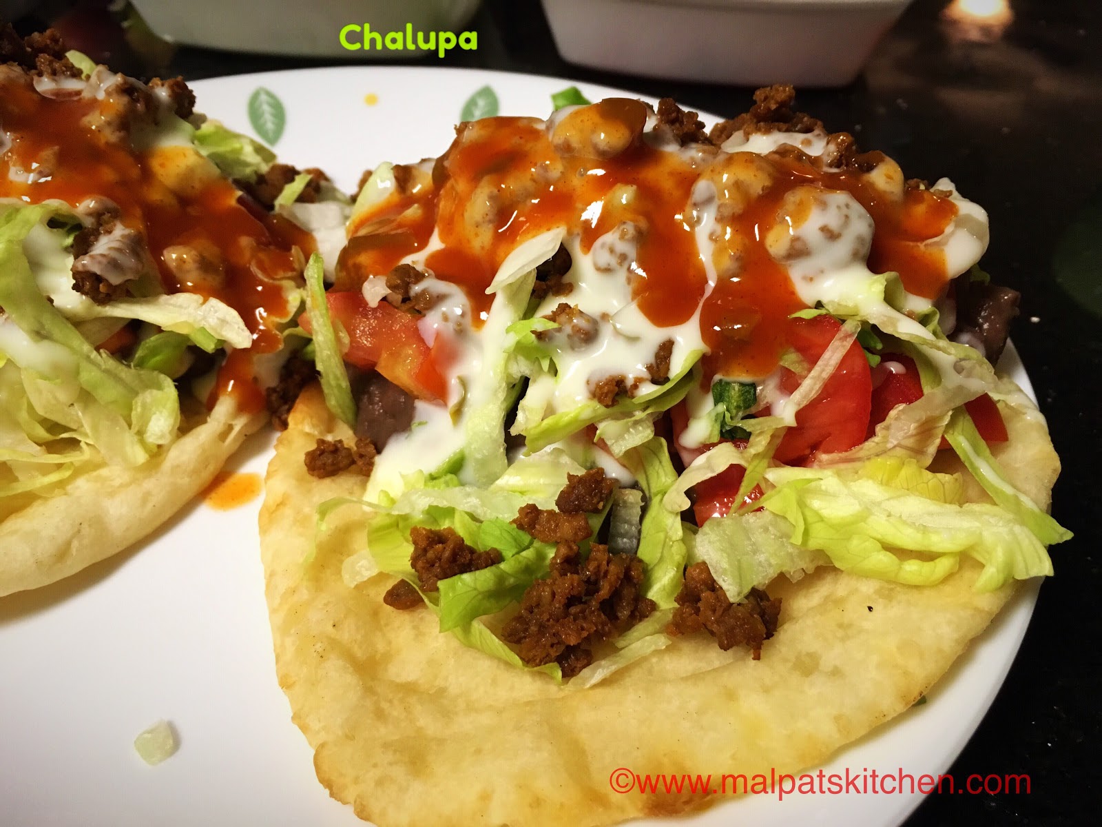 CHALUPA, how to make Mexican Chalupa ~ Malpats Kitchen