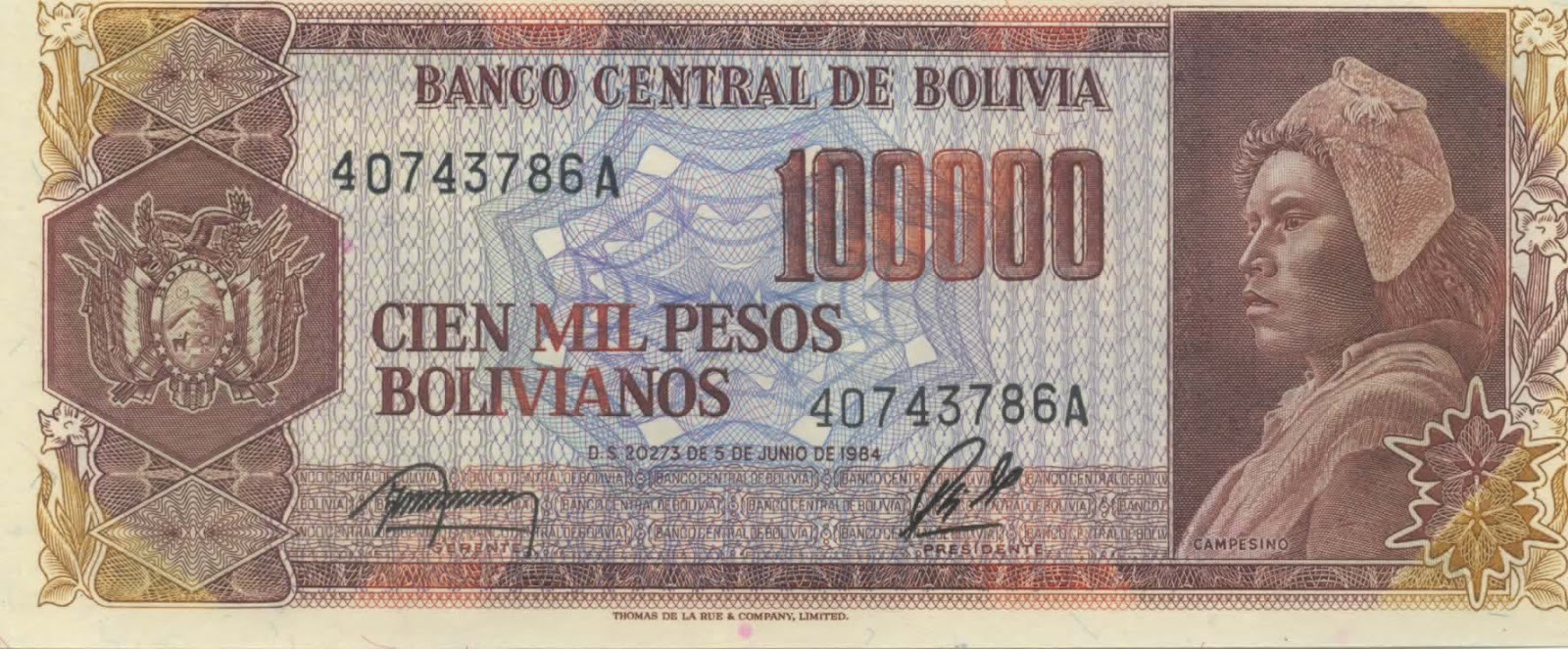 SCOTSBANKNOTES: THE 100 000 PESO NOTE