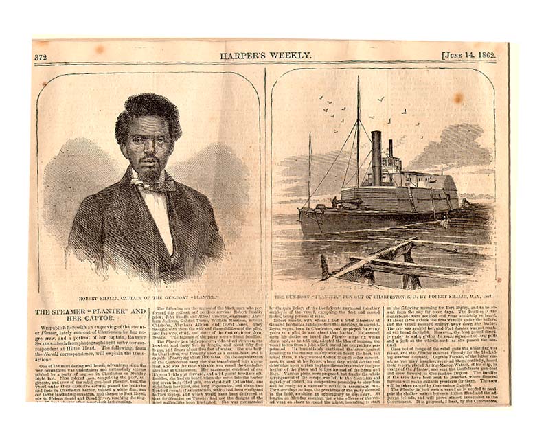 The Civil War of the United States: Robert Smalls, born April 5, 1839