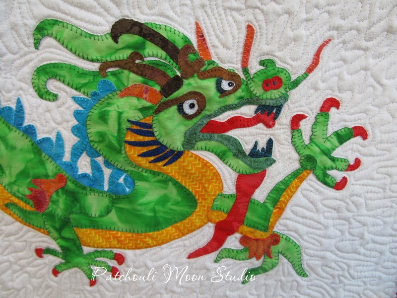 Patchouli Moon Studio: Chinese Dragon Quilt