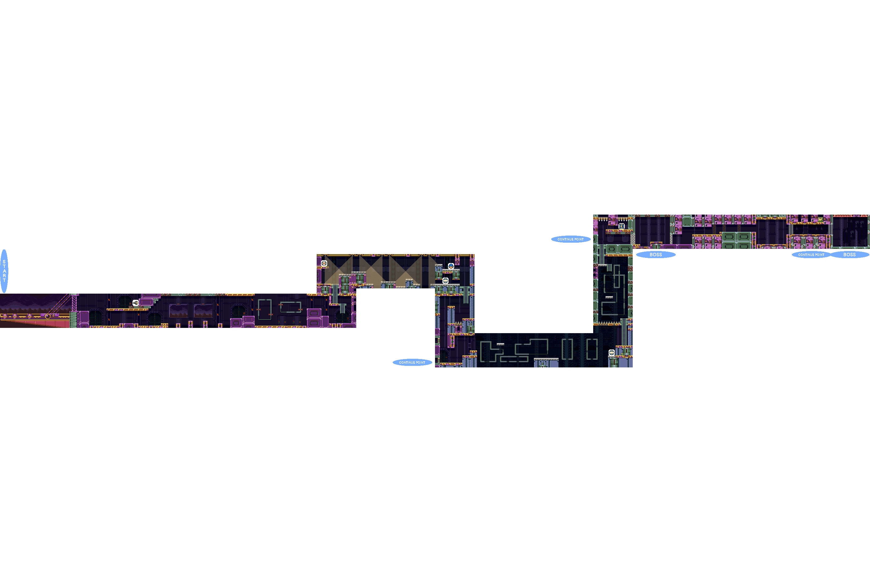 ROCKMAN 7 STAGE 11.威利城1 - RMMH洛克人回憶之館