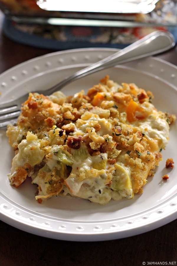 Cheesy Squash Casserole
