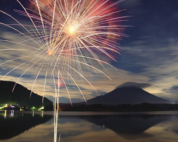 Fuji Five Lakes Fireworks Festivals | Life in Yamanashi - Home of Mt. Fuji