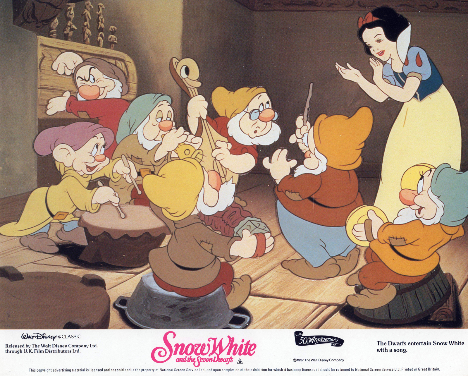 Filmic Light - Snow White Archive: 1987 Snow White Lobby Cards from the ...
