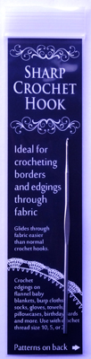 My Hobby Is Crochet: Crochet edging through fabric- a free pattern and ...