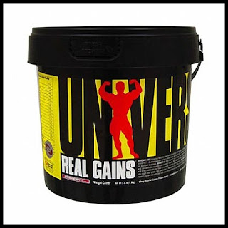Real Gains 3,100g Morango Universal Nutrition ~ Era do Aço Suplementos
