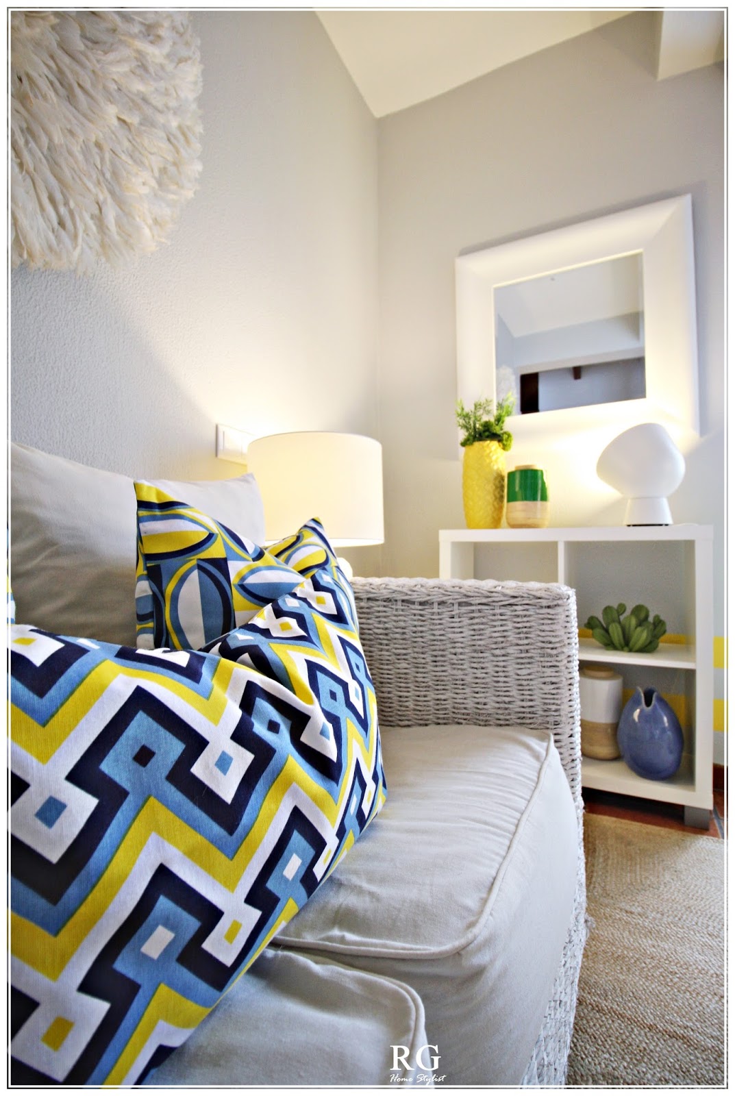 Rodolfo Galvão Home Stylist: Projeto - The White and Yellow game room