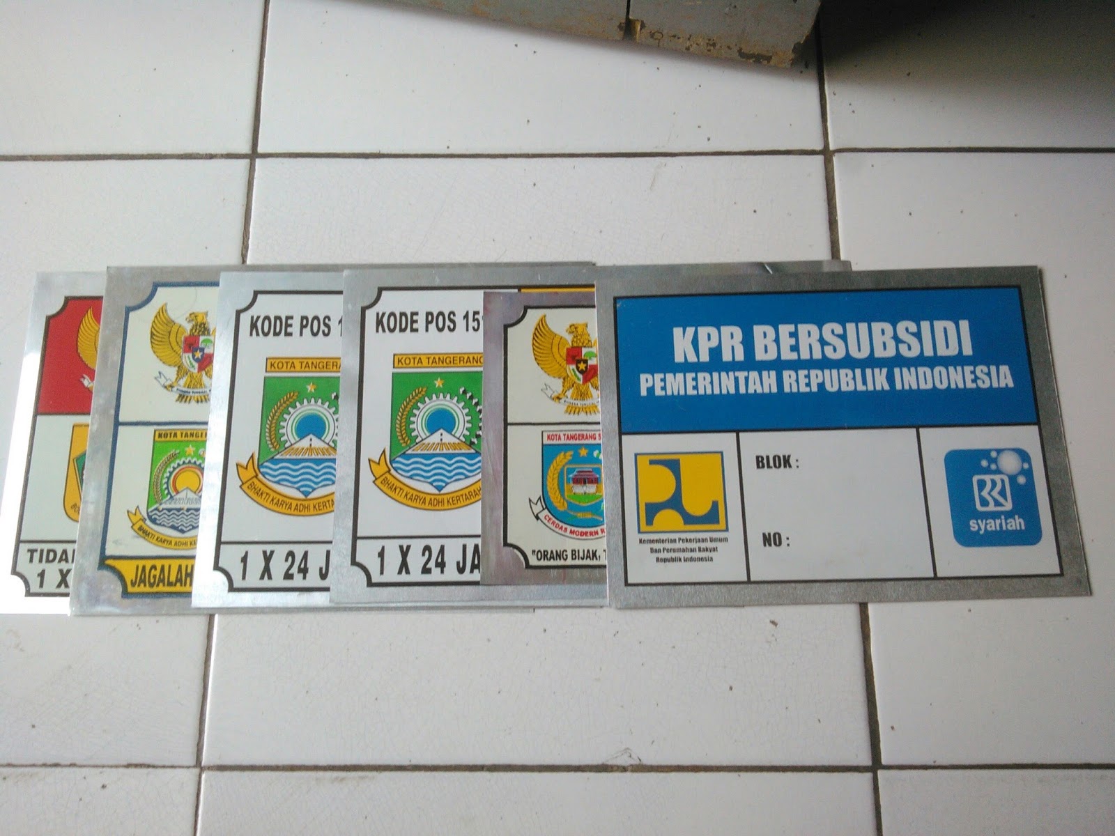 CONTOH PLAT NOMOR RUMAH ~ PERCETAKAN PLAT NOMOR RUMAH