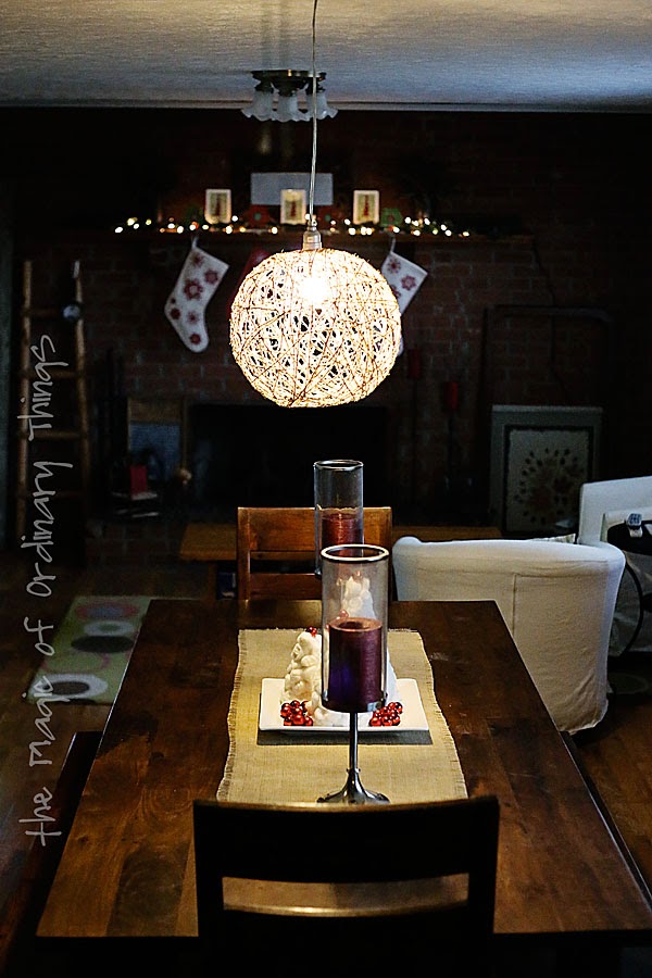 The Magic of Ordinary Things: TWINE BALL LIGHT FIXTURE...