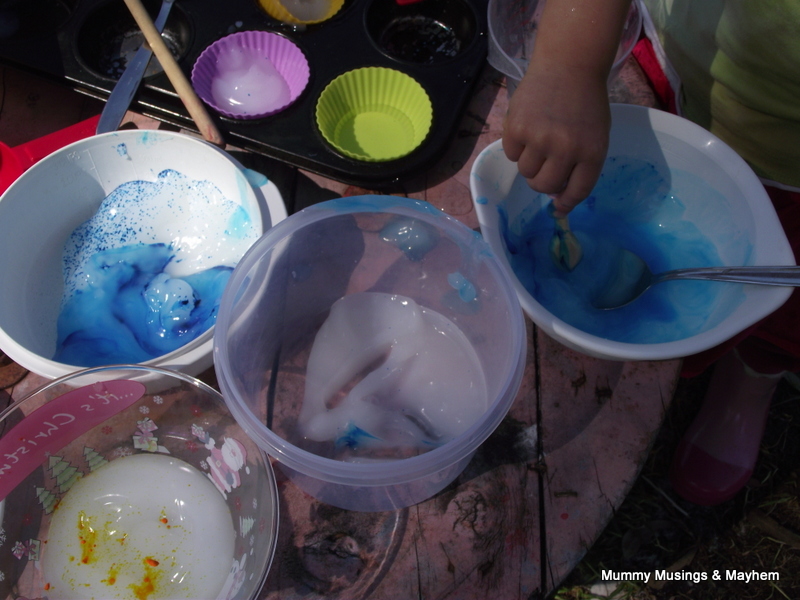 How to make your own safe edible paint for play!