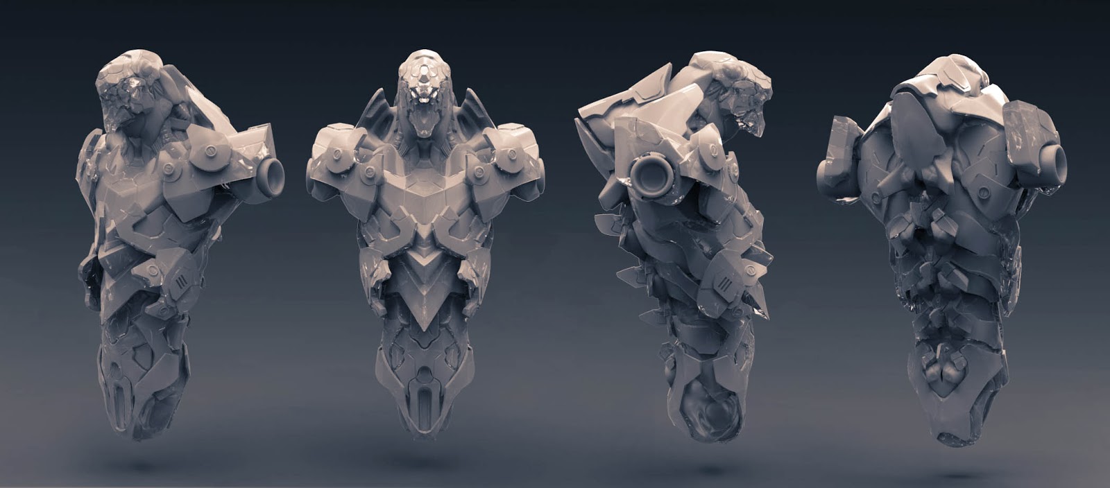 GIANLUCA ROLLI : Evangelion Style - Zbrush Robot Concepts