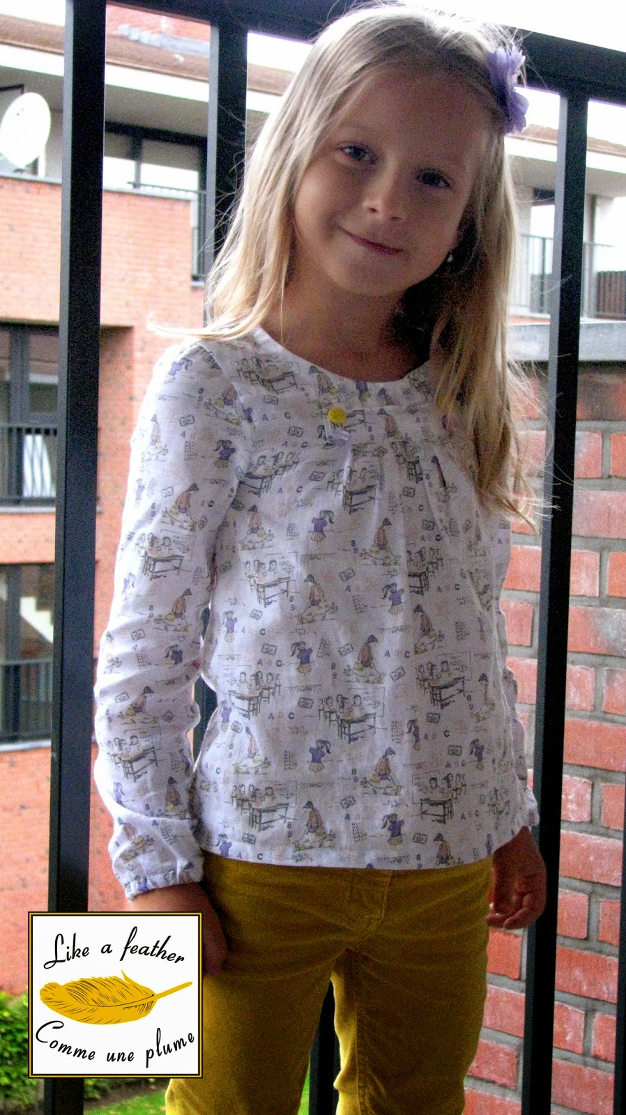 Back to school blouse