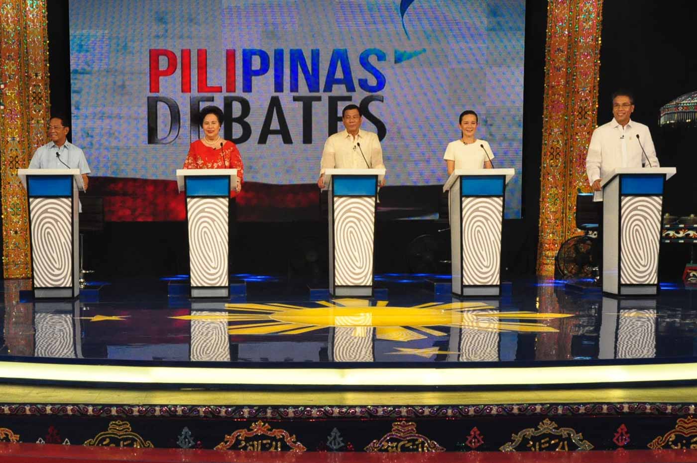 Who really won in Pilipinas Debates 2016? - The Life Trends Online Magazine