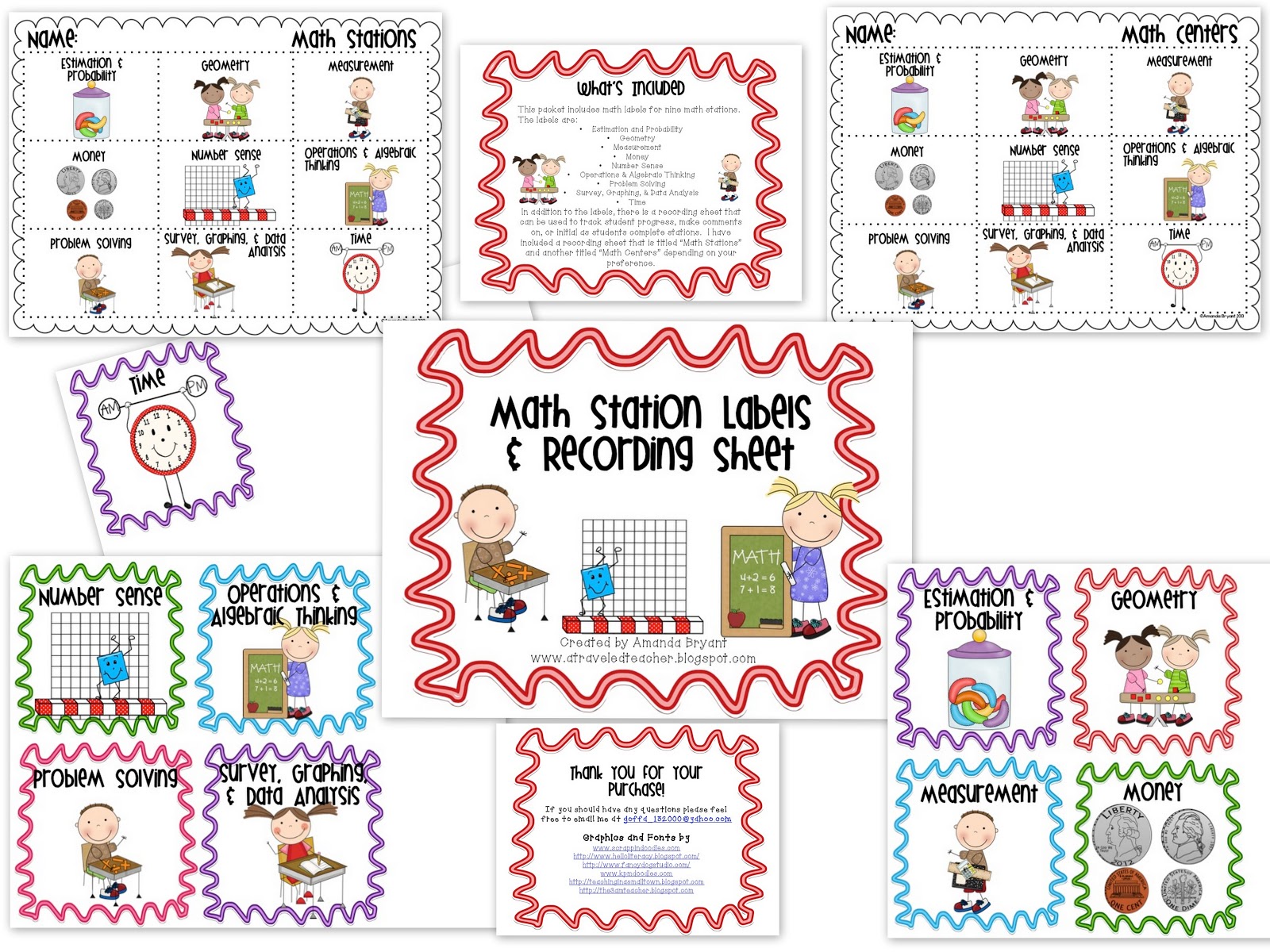 A Traveled Teacher: Looking Back to Germany & Math Labels