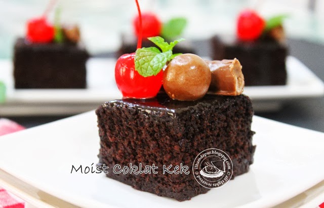 Resipi Moist Coklat Kek
