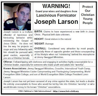 DEVOTO: JOSEPH LARSON THE HYPOCRITE