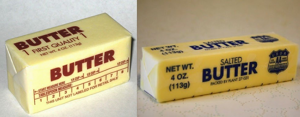 TIL, in the USA, sticks of butter from the East Coast are different ...