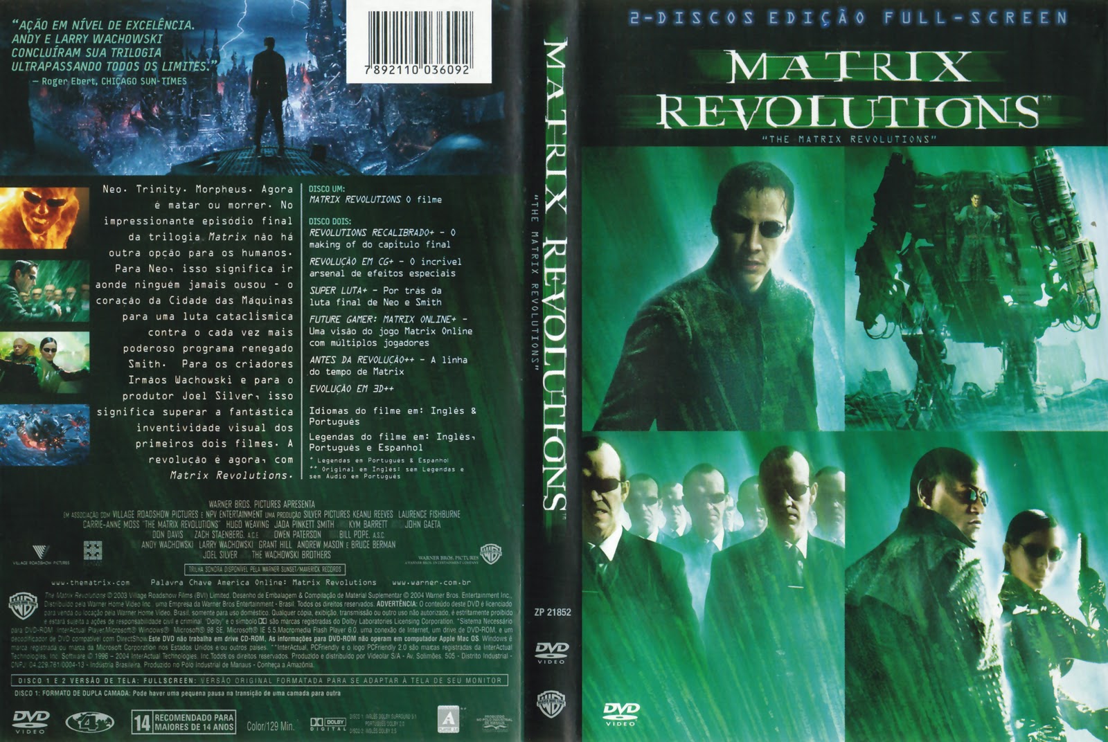 MAXIMUSS CAPAS: MATRIX REVOLUTIONS (THE MATRIX REVOLUTIONS)