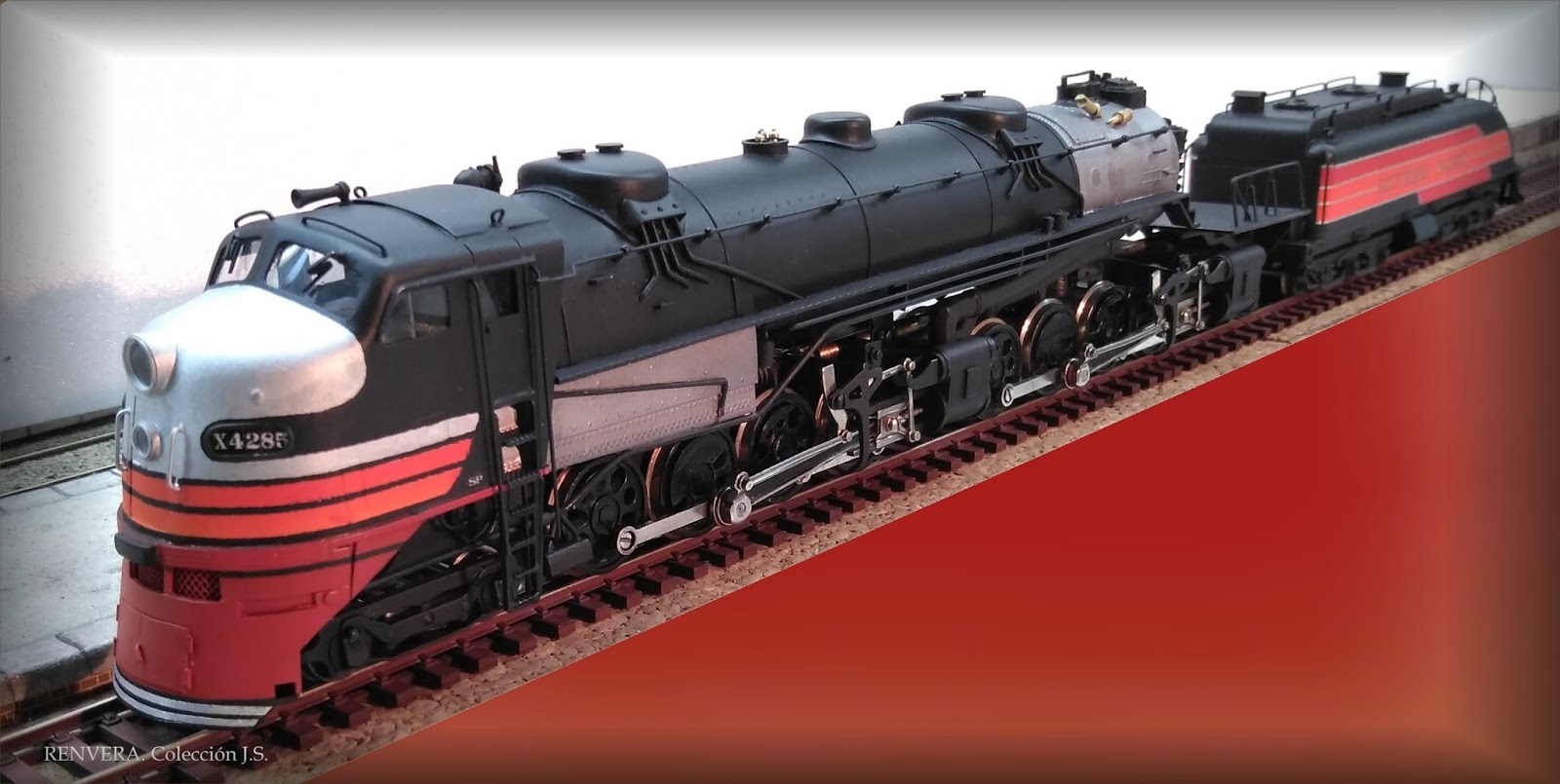 Taller RENVERA: Locomotora y tender 4-8-8-2 Special Cab-Forward