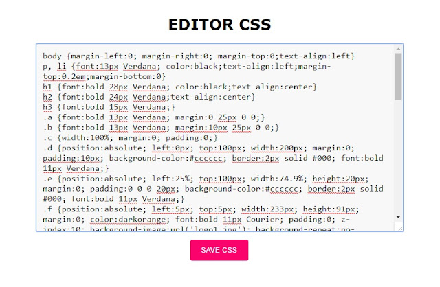 Membuat Editor Css Dengan Textarea Tutorial Website Tutorial Php And Mysql Boostsrap Ajax