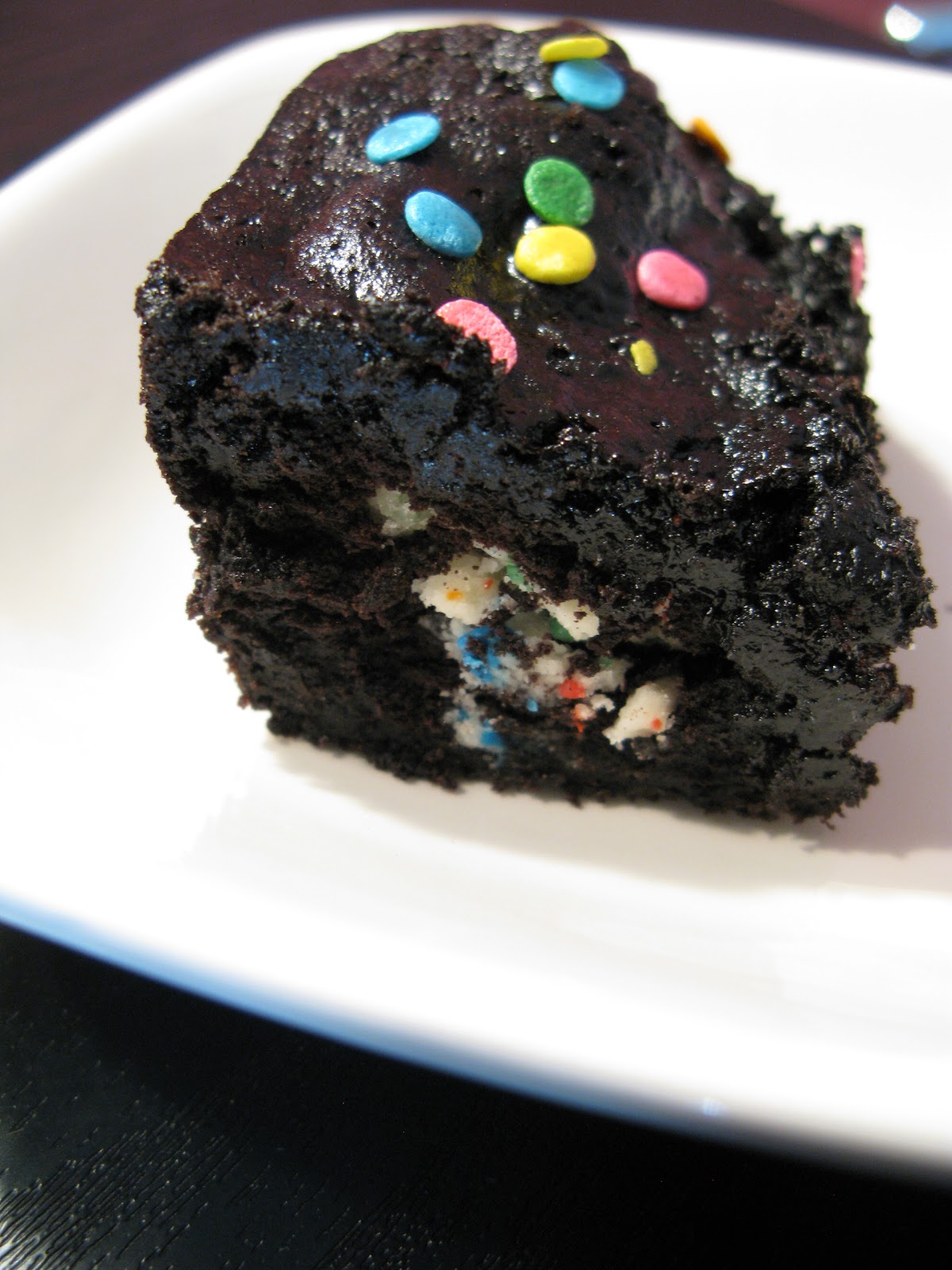 Birthday Cake Oreo-Stuffed Brownies