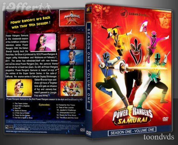 Tokusatsu Ecuador: Promo de Power Rangers Samurai en DVD