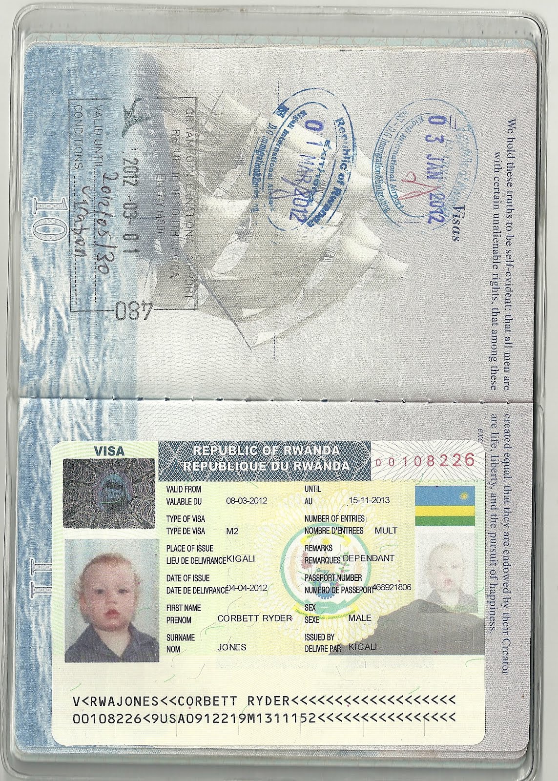 With Rwanda under our feet...: The newest Rwanda resident...