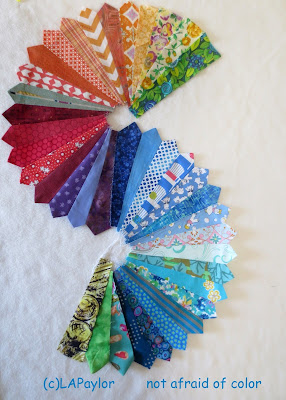 Not Afraid of Color: Still sewing...