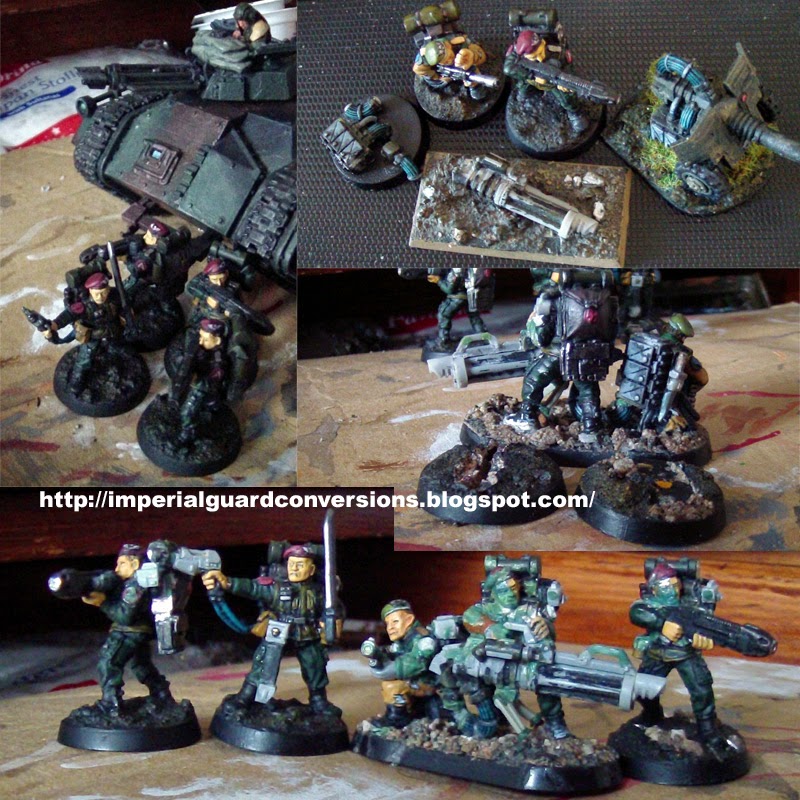 Imperial Guard Hobby: Beret Stormtroopers conversion 4: multilaser for ...