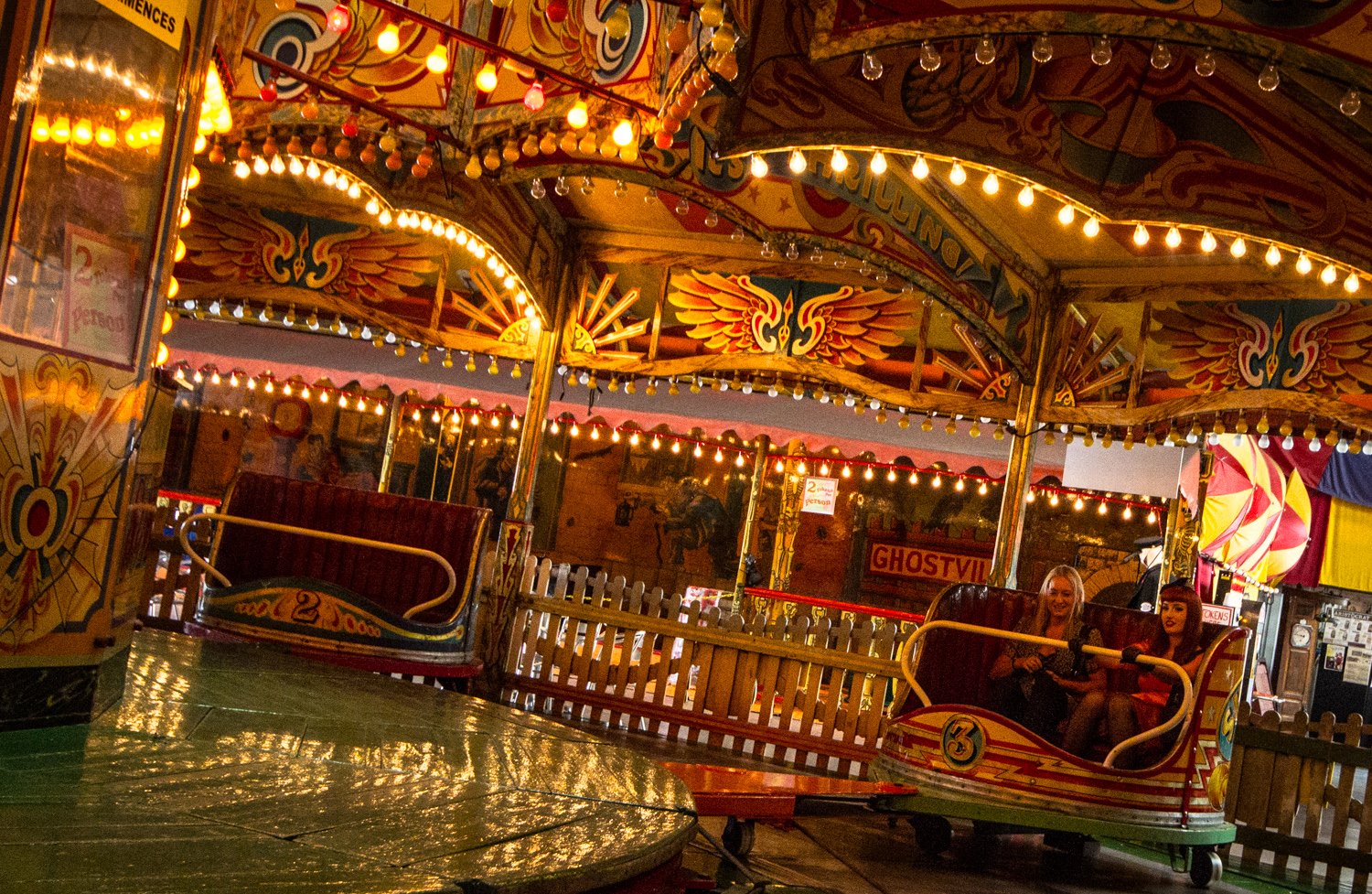 Studded Stories & Sequined Secrets.: Dingles Fairground Heritage Centre