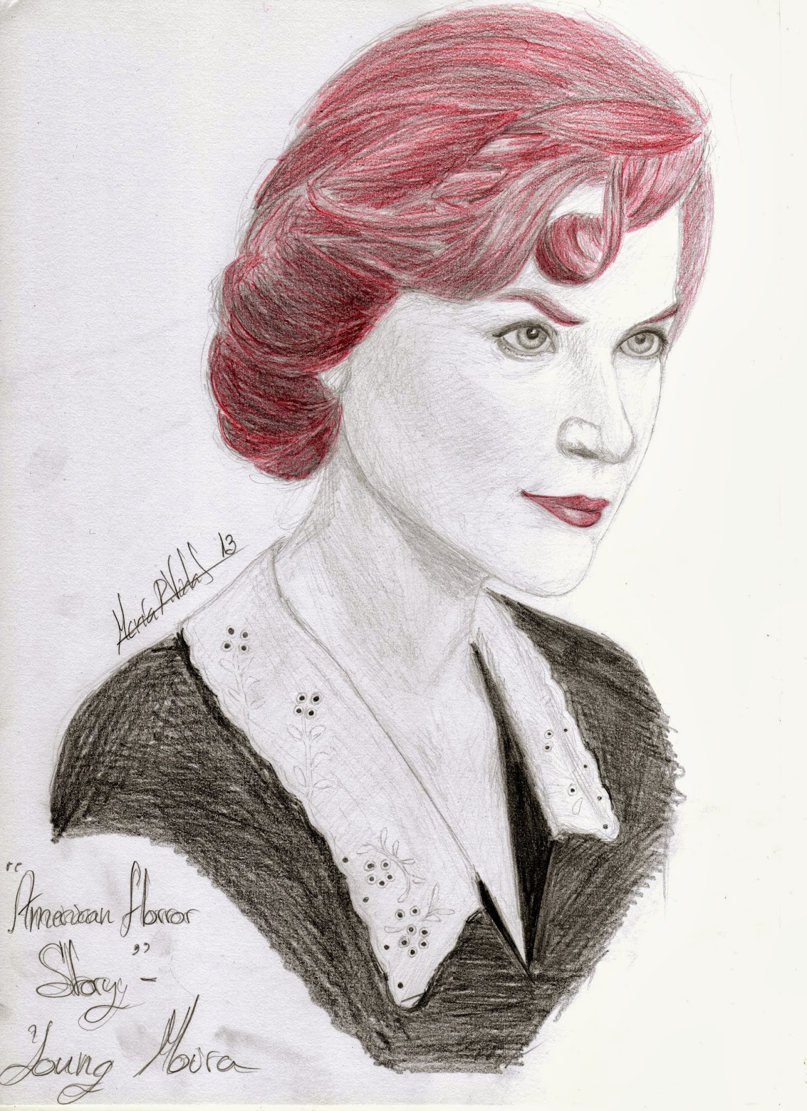 Drawings and sketches while studying: American Horror Story - Young ...