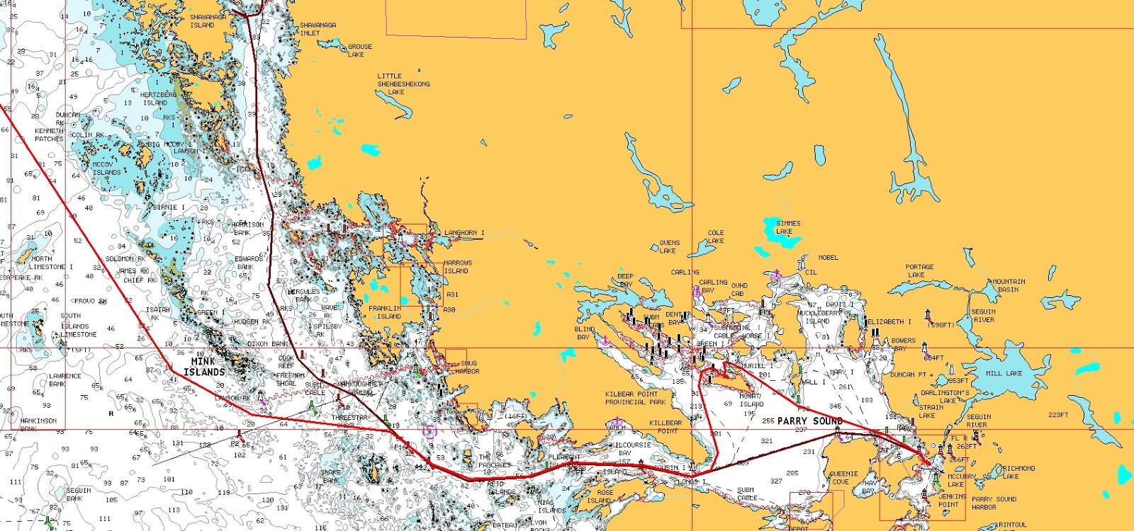 Voyages of S/V Dash: Parry Sound to Byng Inlet