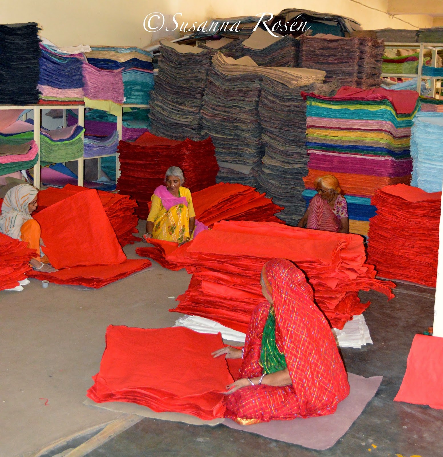 The House of Susanna / my life in India : Handmade paper in Sanganer ...