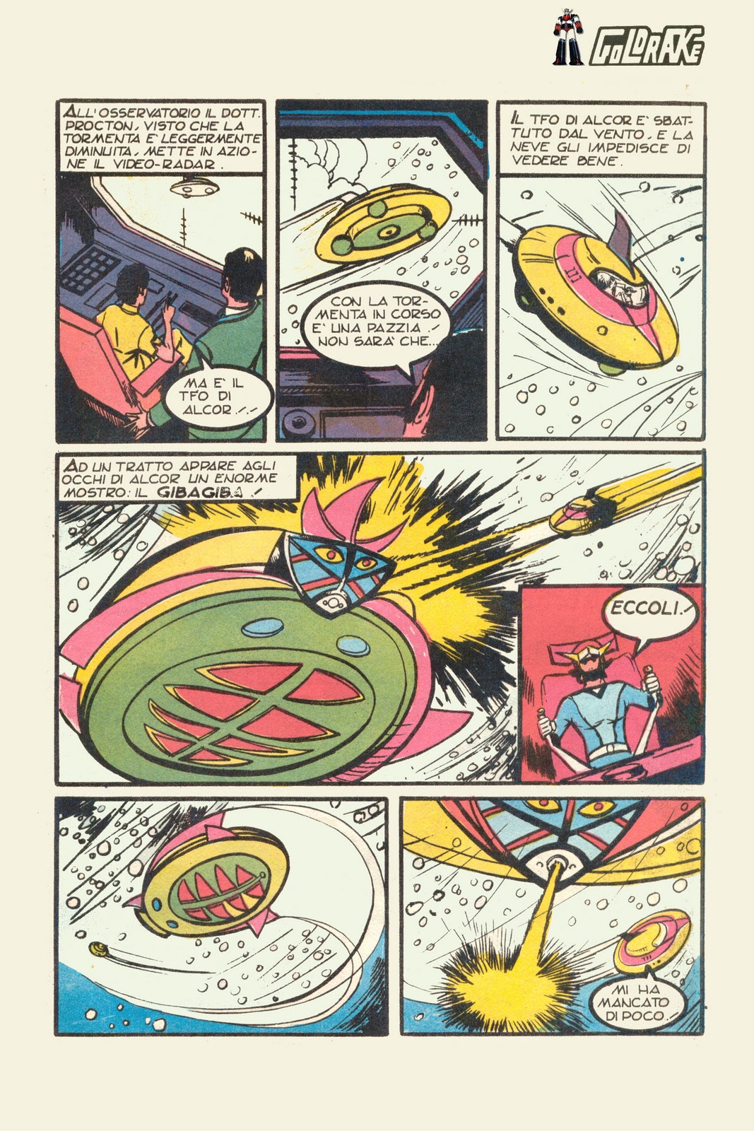 I MANGA ITALIANI: Goldrake - #02 - La Tormenta (1a parte)