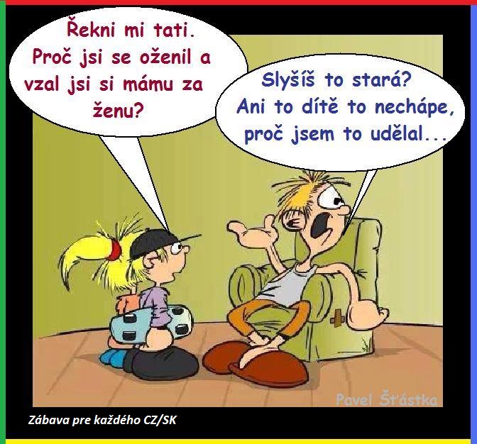 Zábava pre každého: kreslený vtip