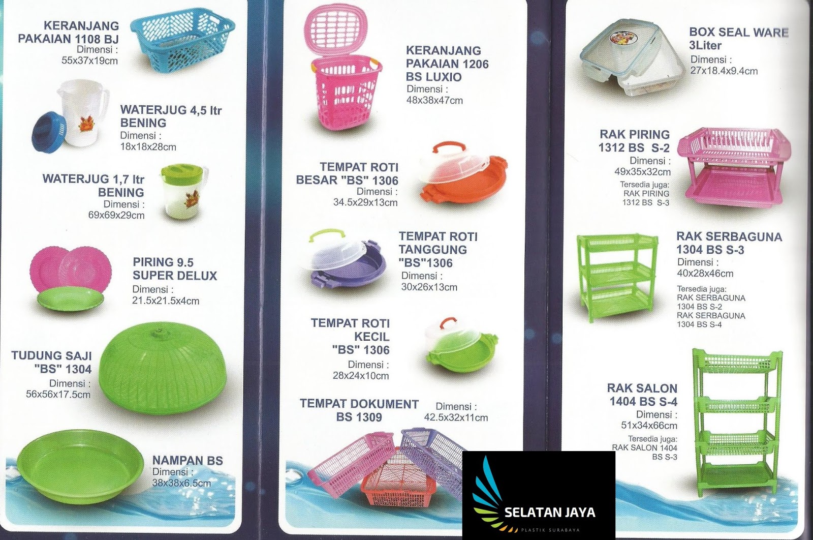 Selatan Jaya distributor barang plastik furnitur Surabaya Indonesia ...